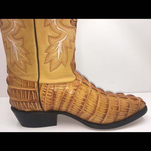Carreta | Shoes | Mens Cowboy Alligator Embossed Printed Boots | Poshmark